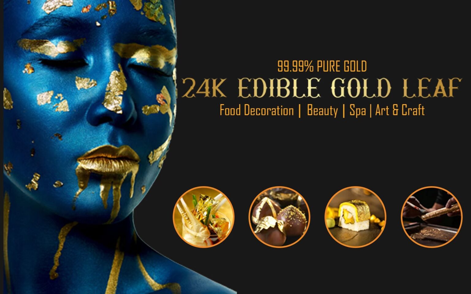 Benefits of 24K Edible Gold Leaf